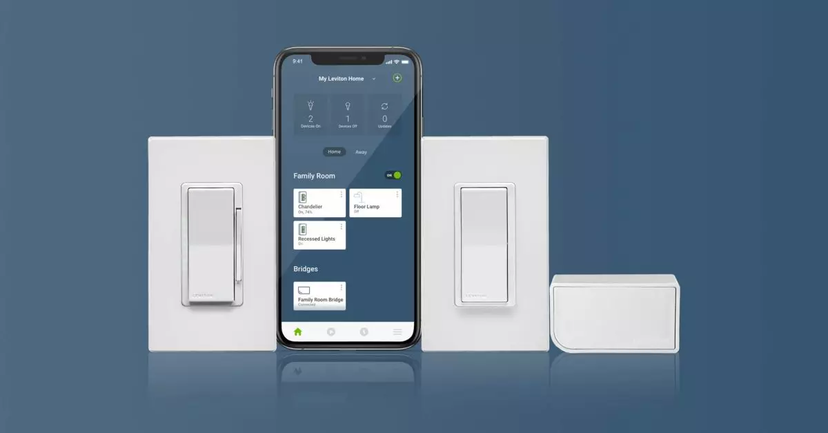 Leviton לאָנטשיז HomeKit-ענייבאַלד Decora Smart No-Neutral Switch, Dimmer און Bridge, אַימעד צו עלטערע האָמעס