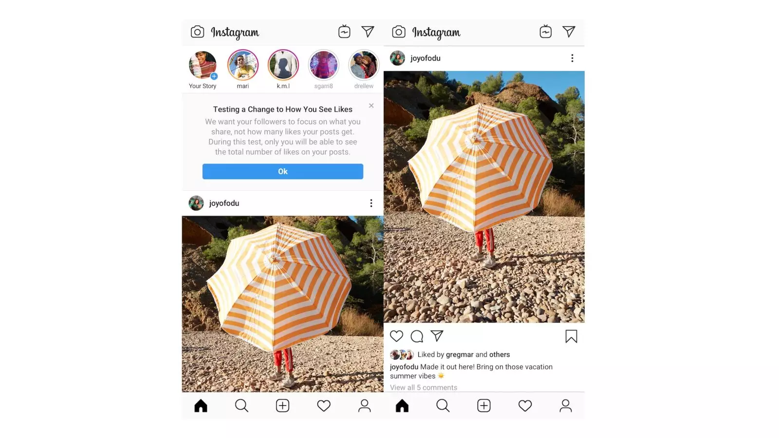 Instagramは米国を数えるように隠れています