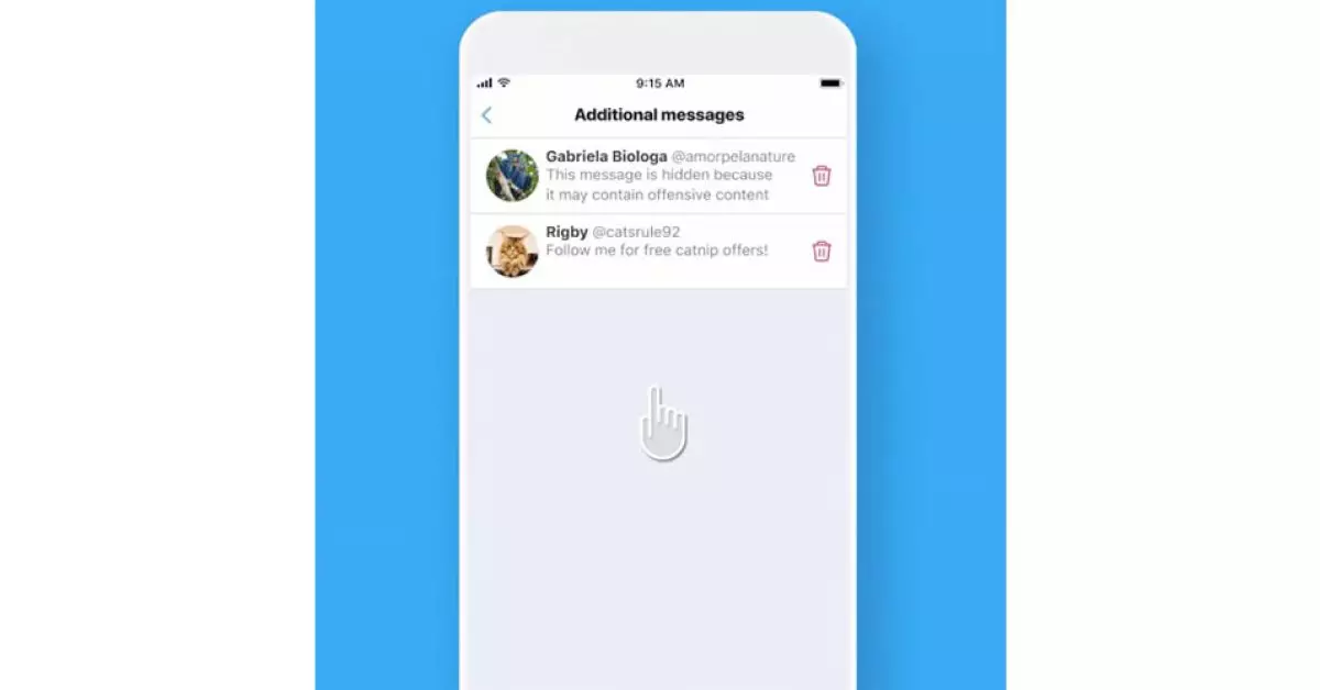 Twitter тества компромисен начин за скриване на обидни директни съобщения