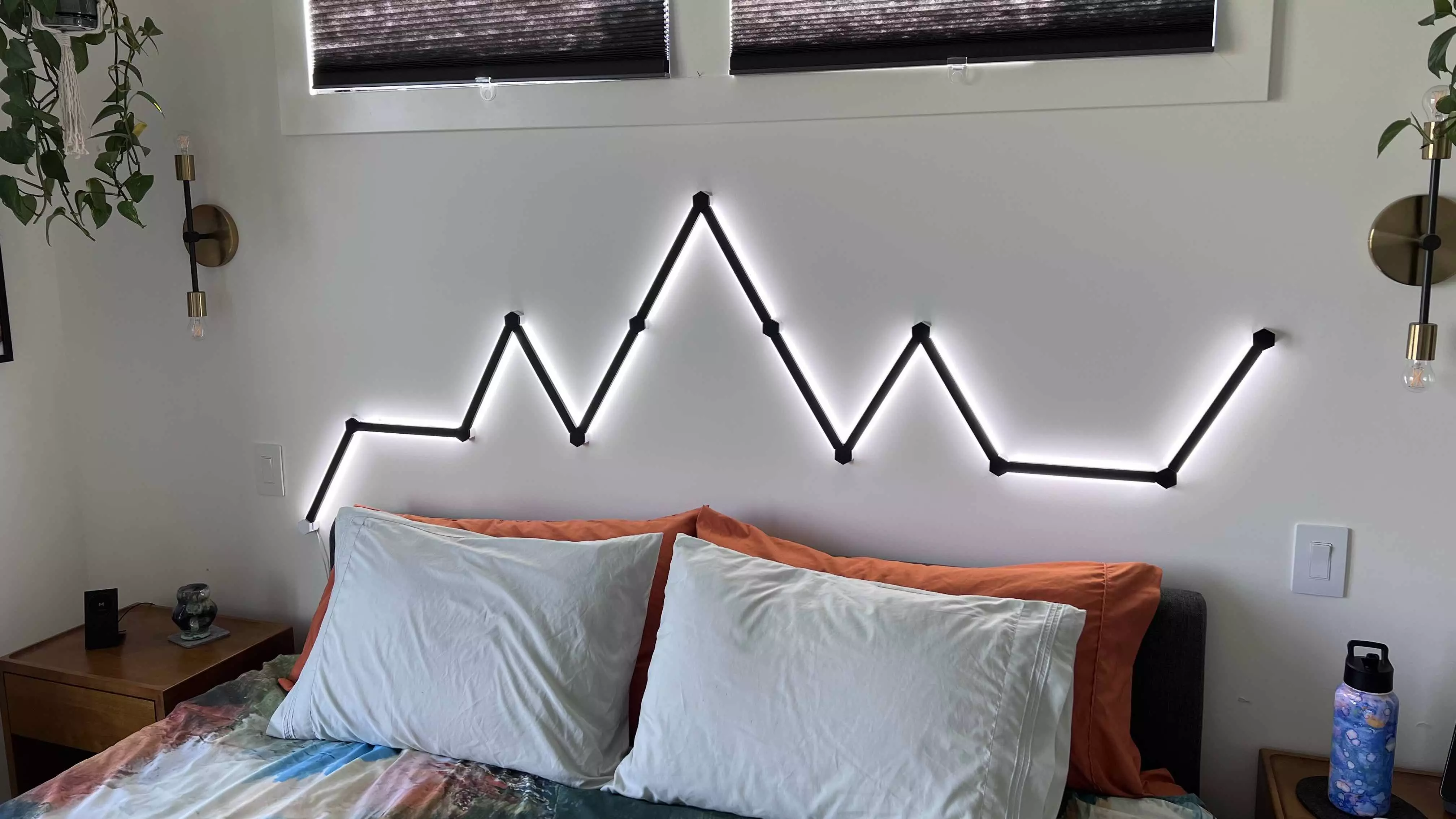 Izandla ezivuliwe: Izembozo zesikhumba ezimnyama ezimnyama zikuvumela ukuthi uguqule amalambu e-Nanoleaf Lines HomeKit 733_5