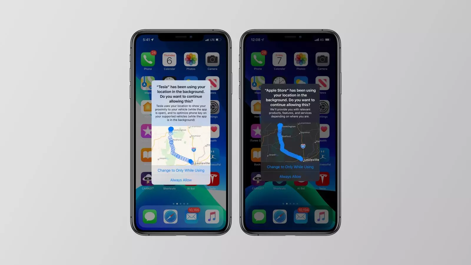 iOS 13 reproșează setările de permisiuni pentru locație 73569_1