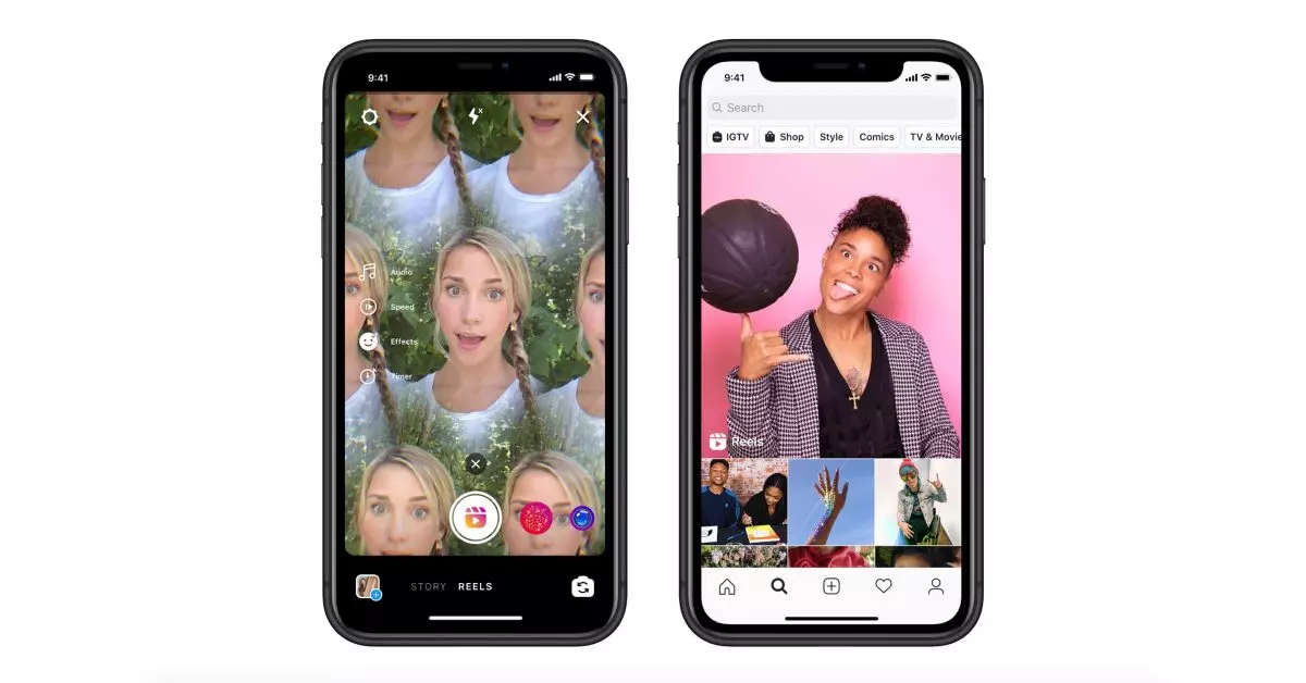 Instagram TikTok-ni yangi qisqa shakldagi "Reels" video funksiyasi bilan klonlashtirmoqda