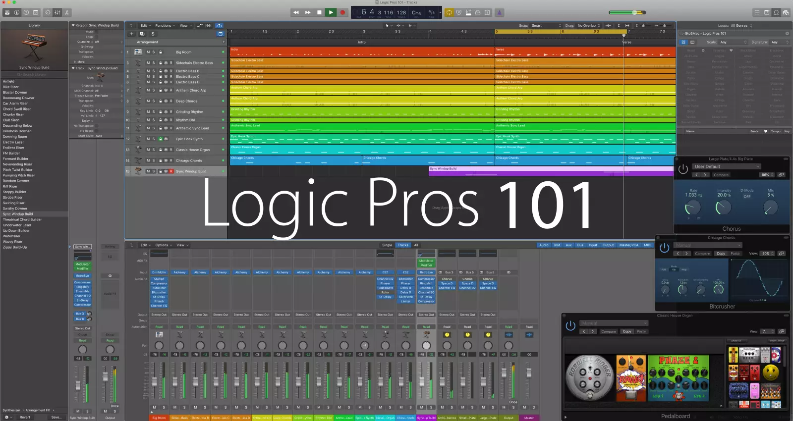 Logic Pros (101): Logic Pro X қолданбасын бастау - интерфейс 74188_1