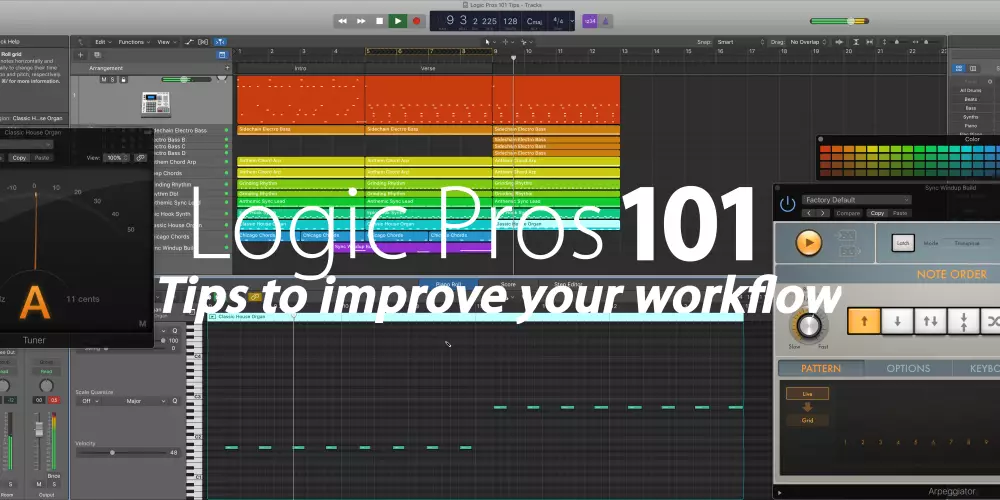 Logic Pros (101): Tips kanggo nggedhekake rekaman, nyunting, & alur kerja 74189_1