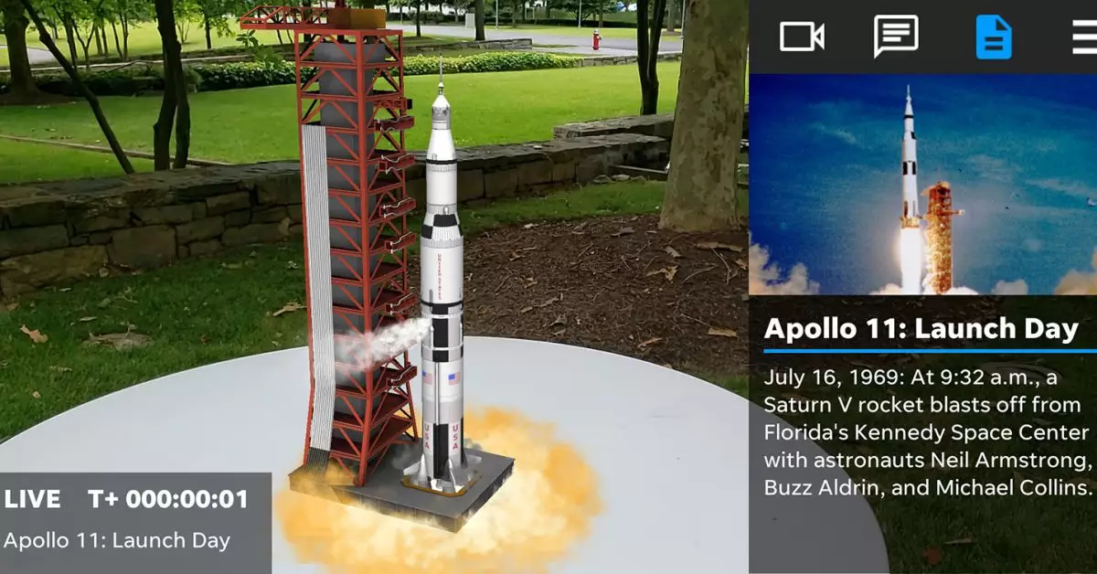 Återupplev Apollo 11-månlandningen i AR för 50-årsjubileum