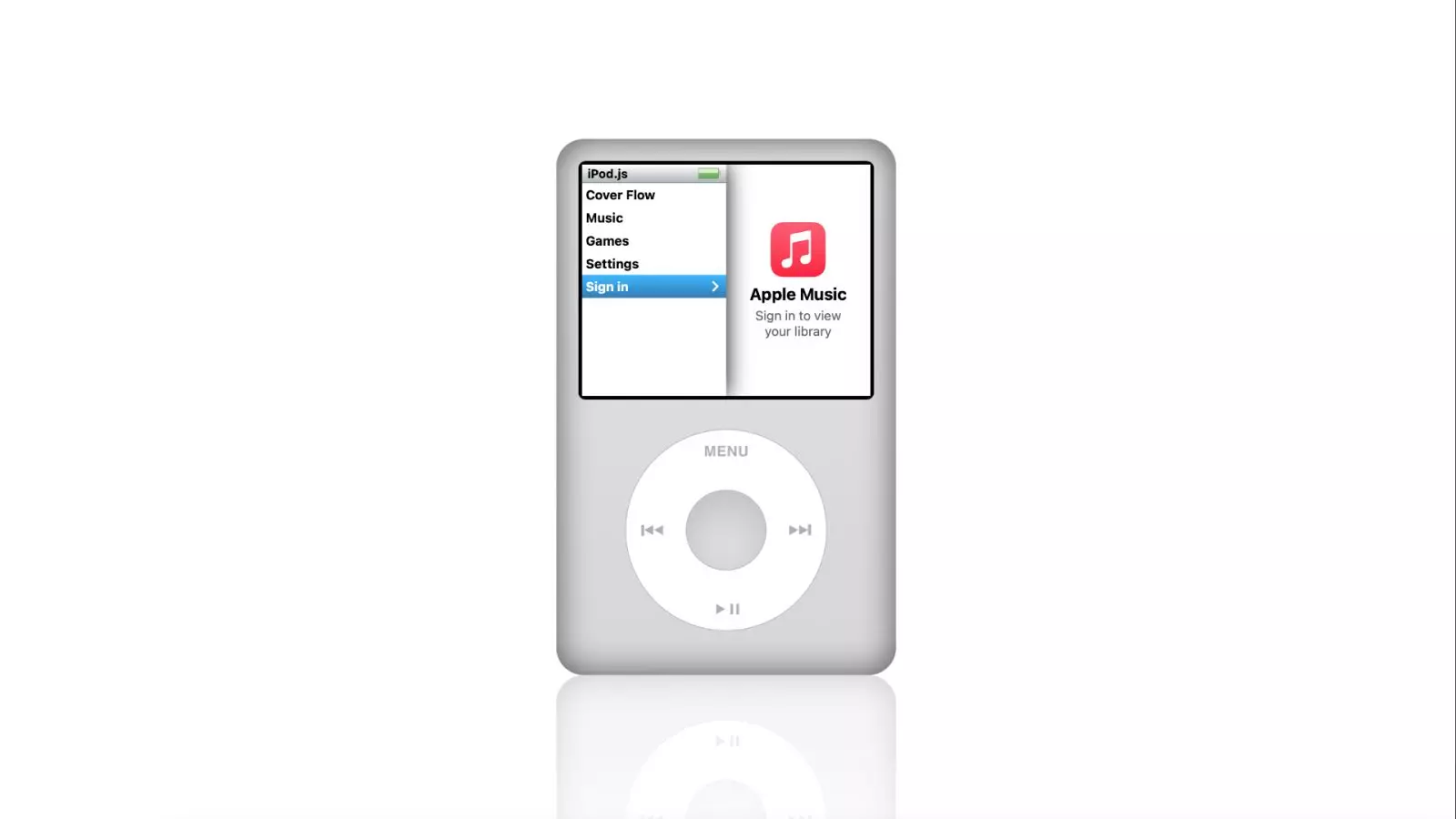 Lyssna på Apple Music och Spotify på denna iPod Classic webbspelare 74544_1