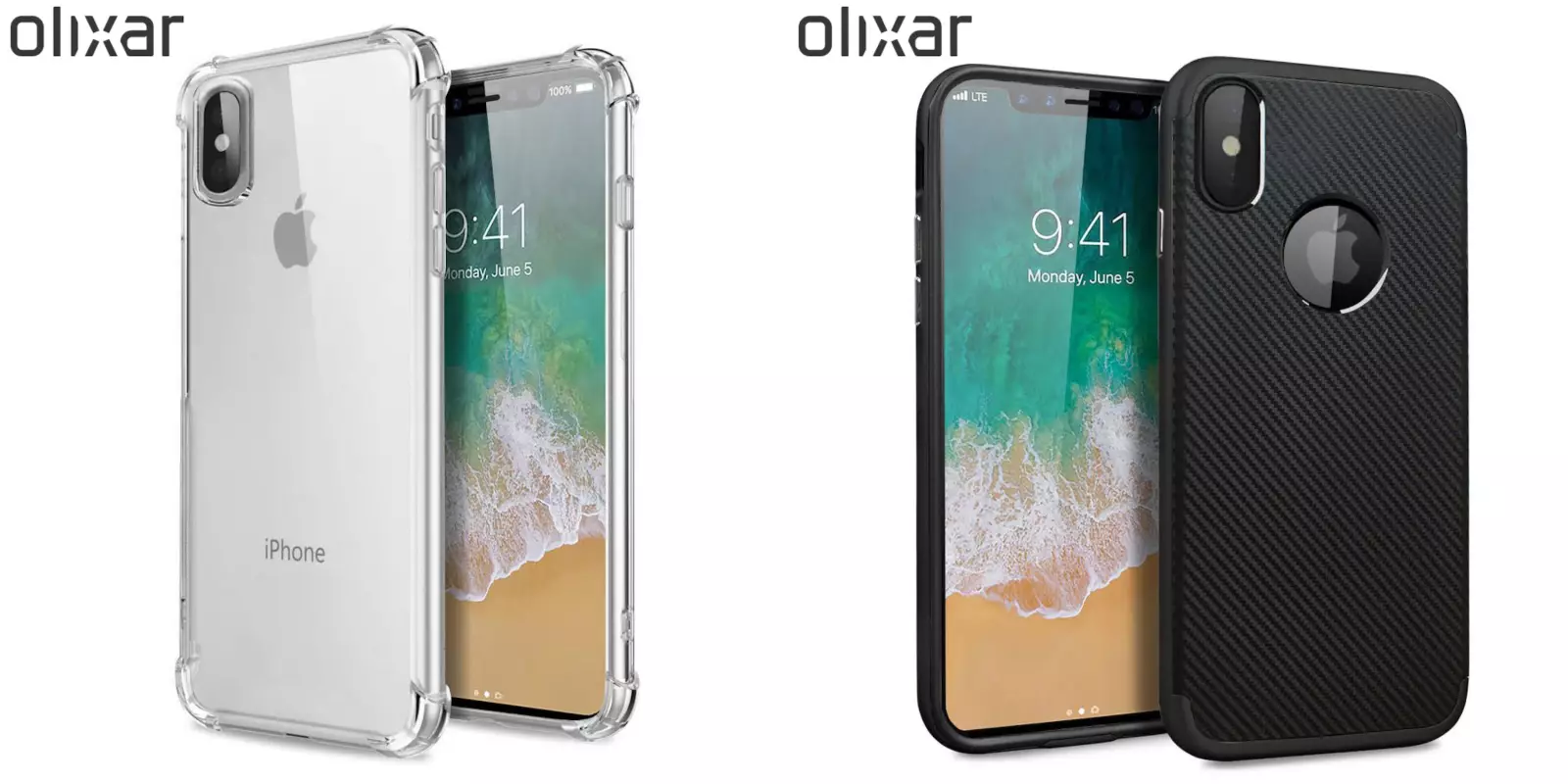 Olixar segist sýna iPhone 8 hönnun með nýjum hulstrum sem nú er hægt að panta 75128_1