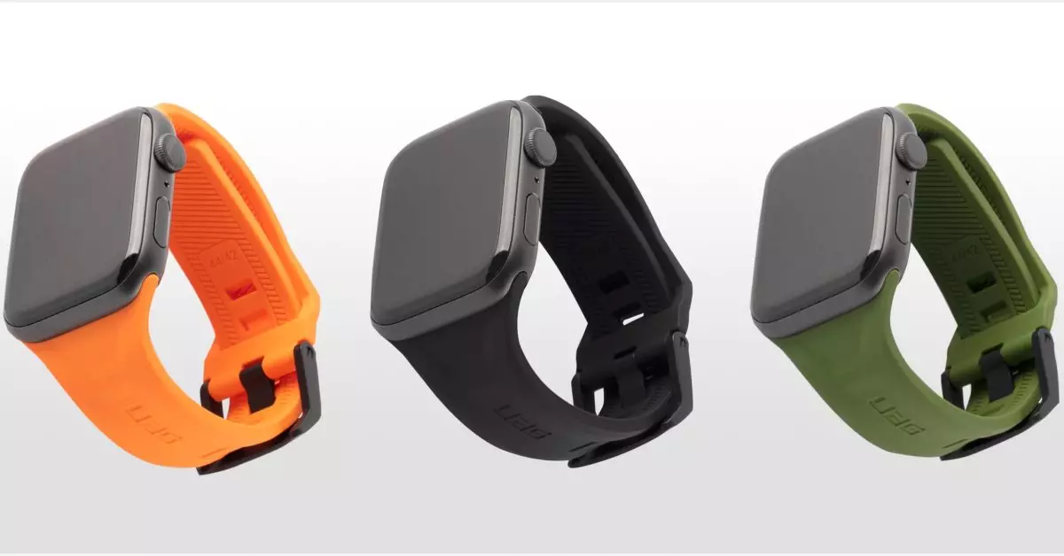 UAG lanĉas silikonajn Apple Watch-bendojn kun tradicia buka aparataro