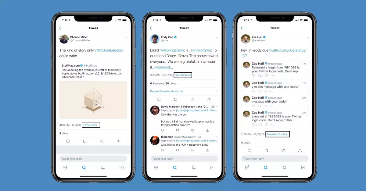 Twitter przywraca popularną etykietę klienta tweet na iOS