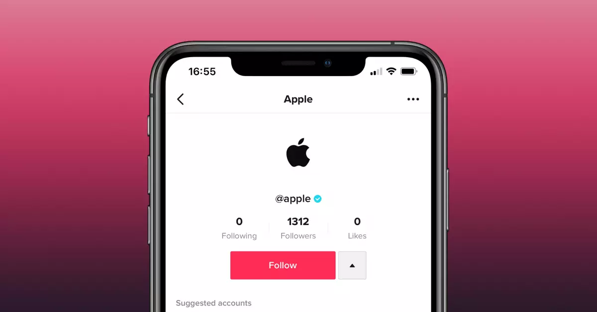 I-Apple ngoku ine-akhawunti esemthethweni ye-TikTok, kodwa ayikafaki nto okwangoku