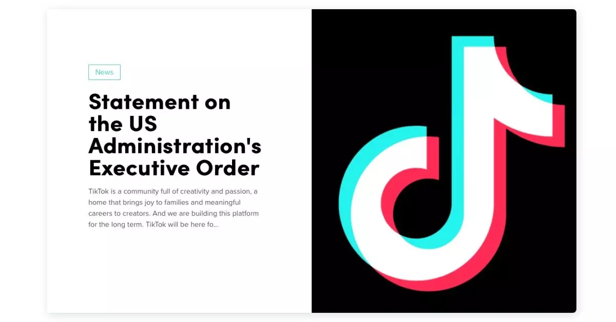 TikTok tehdîdeke qanûnî li ser fermana rêveberiyê ya Trump- 9to5Mac dixwe