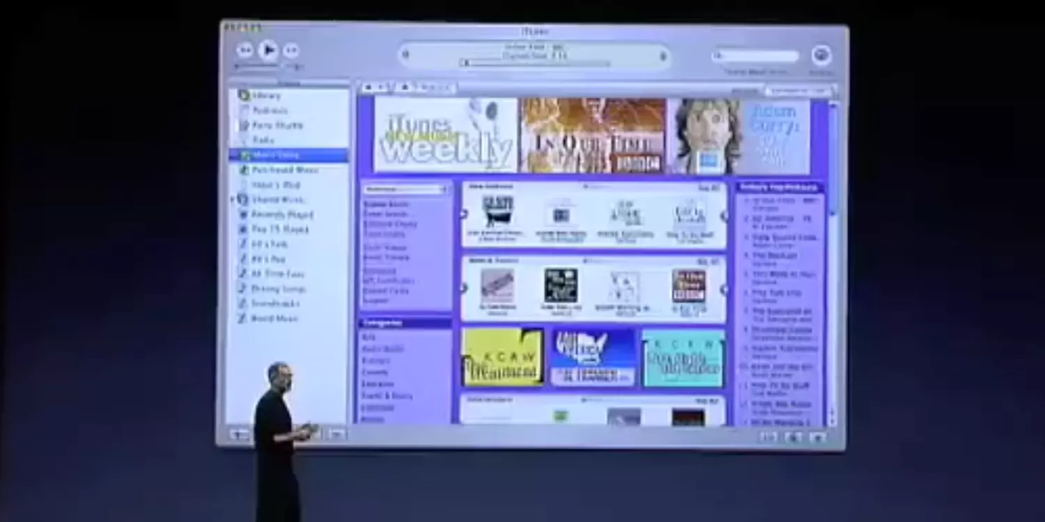 Bagaimana kemas kini iTunes kecil 13 tahun lalu mengubah landskap media selama-lamanya 7660_1
