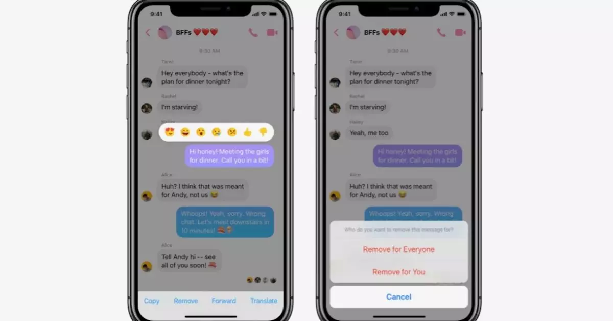 Wéi benotzt Dir d'Facebook Messenger Unsend Feature