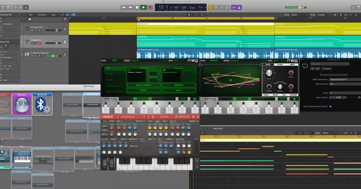 Logic Pros: Faʻafefea ona lafo MIDI mai le Logic Pro X i iOS synths e aunoa ma se fesoʻotaʻiga