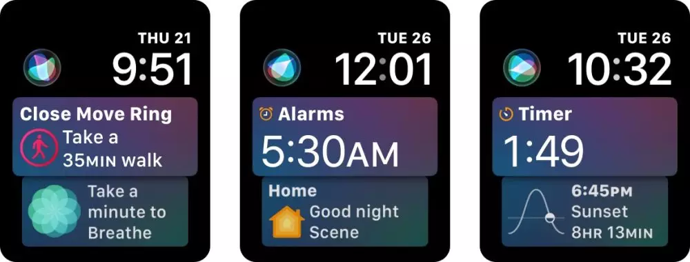 watchOS 4: Yadda ake keɓancewa da amfani da sabuwar fuskar Siri akan Apple Watch 7724_5