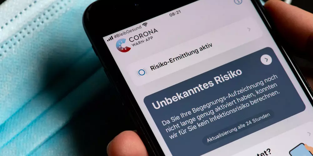 Duitse app voor het traceren van contacten