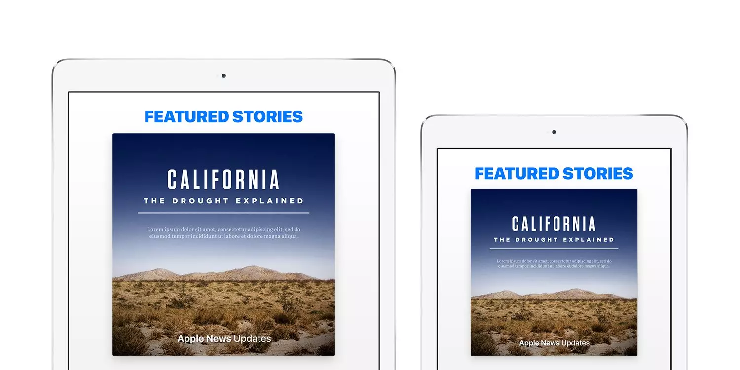 Apple News Udvalgte historier