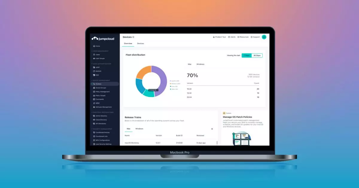 JumpCloud ກໍາລັງເພີ່ມການຈັດການ macOS patch ເພື່ອປັບປຸງການອັບເດດ OS