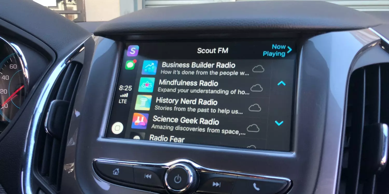 Scout FM agrega CarPlay para habilitar la radio de podcast en su viaje 77827_1