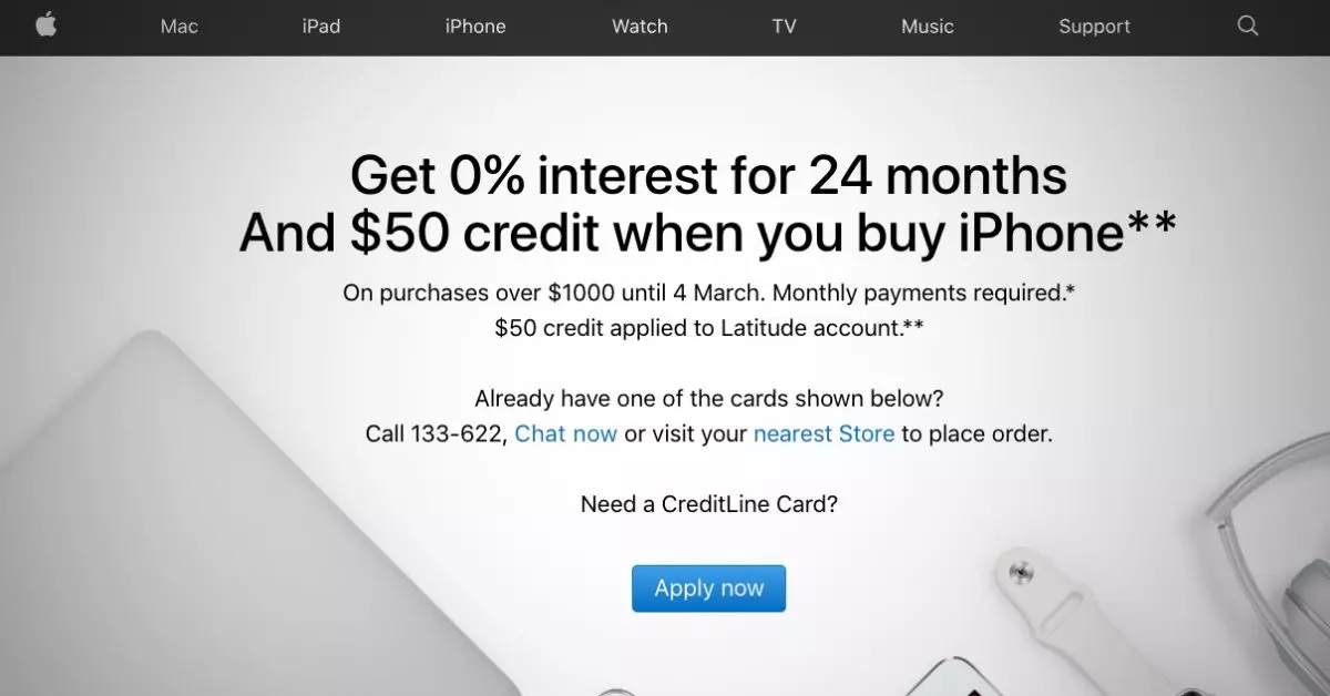 Apple lanse pwomosyon finansman iPhone nan Ostrali: enterè 0% pou 24 mwa ak yon kredi $ 50