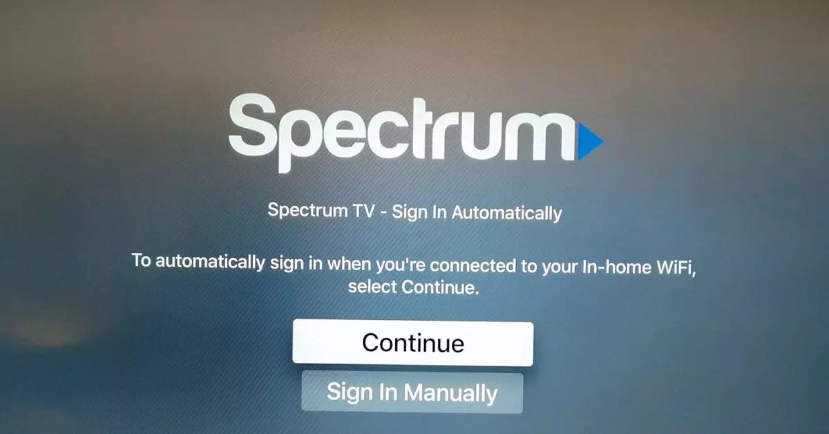 Ara l'inici de sessió zero està en directe a Apple TV, però l'aplicació Spectrum s'ha retardat