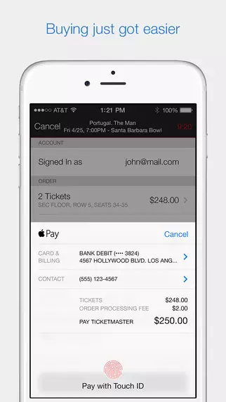 Ticketmaster Apple Yishura 2