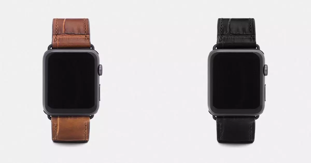 Coach 发布简单干净的黑色和棕色 Apple Watch 表带，为现有的一些表带提供新颜色