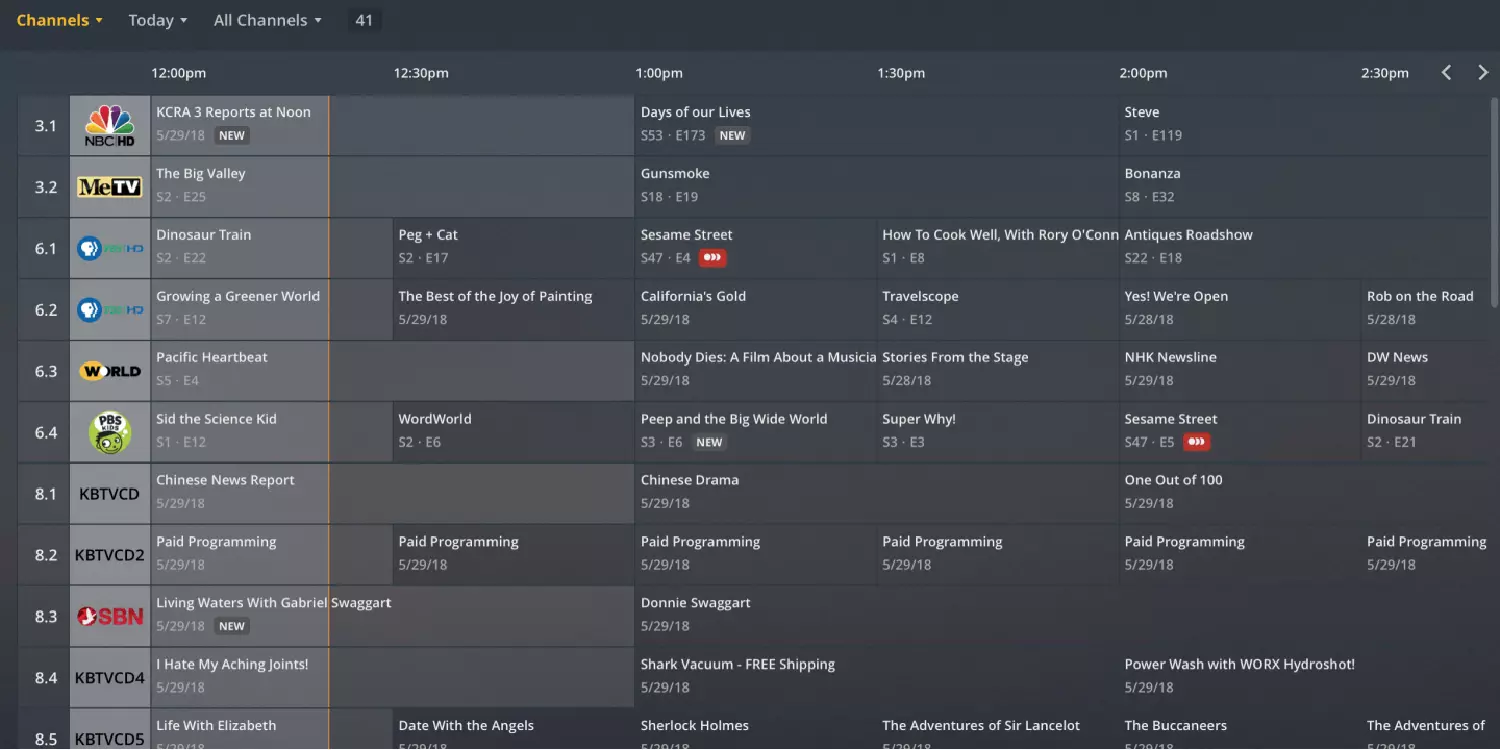 Plex biedt grid werjefte foar live TV op it web; komt letter nei Apple TV, Mac, iOS 78764_1