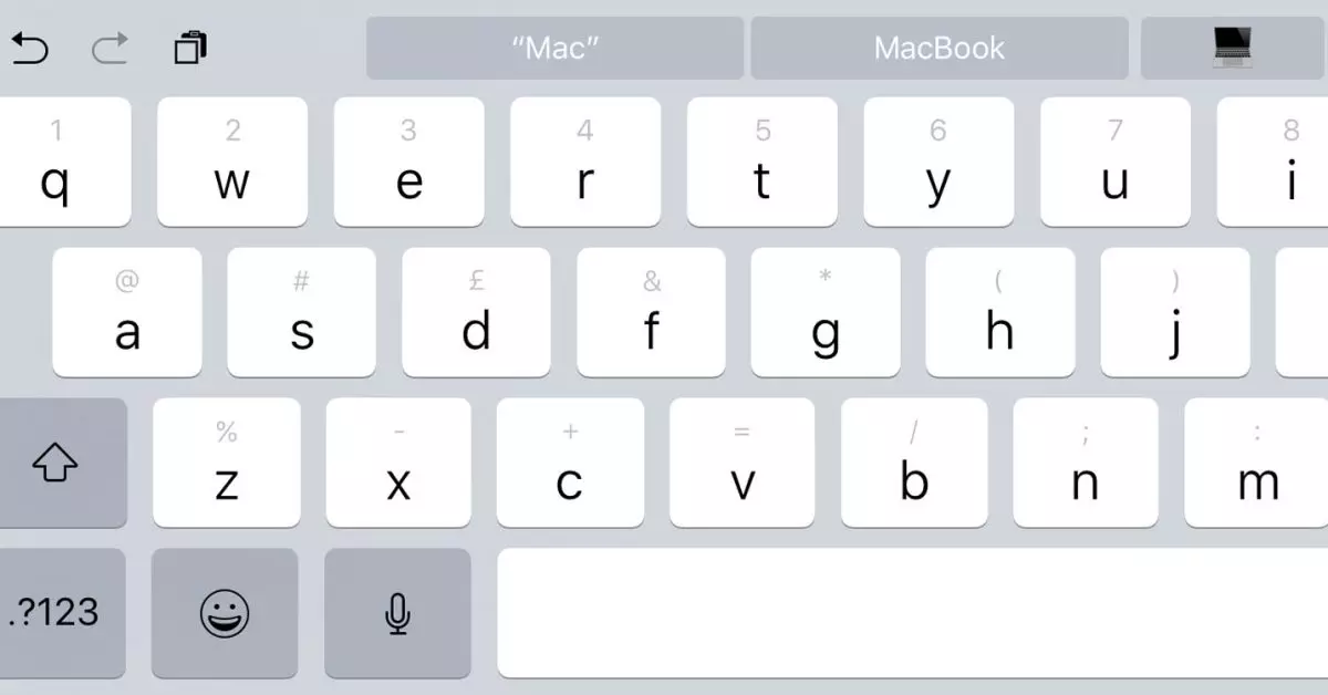 Solicitação de recurso: adicione um botão Desfazer ao teclado do iPhone, como o do iPad