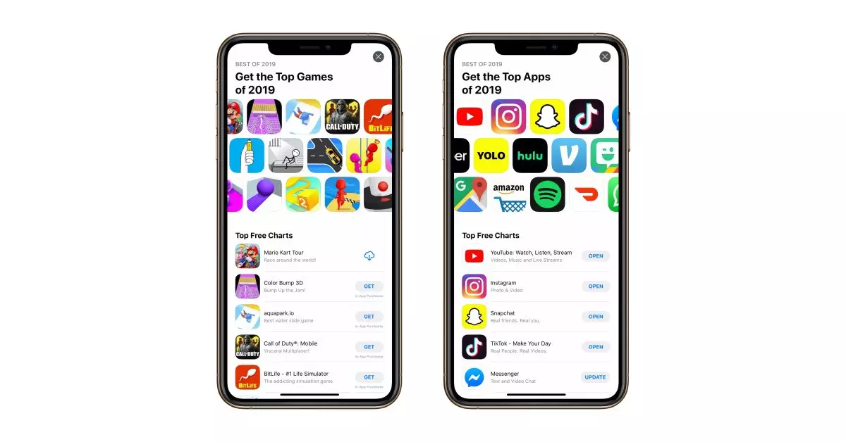 Apple ivuga ko Mario Kart Tour yari umukino wa iPhone wakuweho cyane muri 2019, nibindi