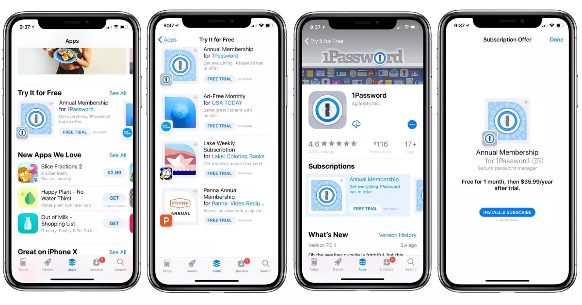 Apple 在新的 App Store 部分中突出显示订阅应用程序和免费试用