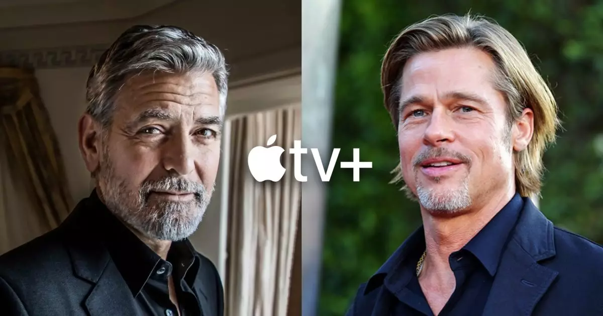 „Apple TV+“ tęsia didelio biudžeto filmų sandorių seriją ir nusileidžia filme, kuriame vaidina George'as Clooney ir Bradas Pittas