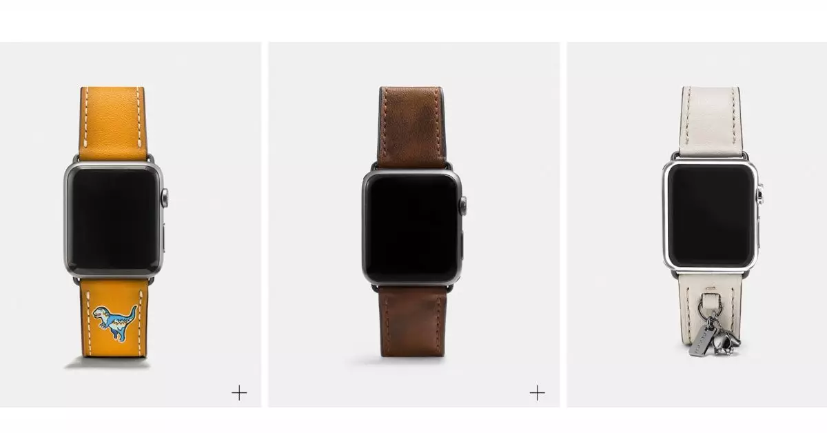 Coach ajoute plus d'options de bande Apple Watch avant les vacances