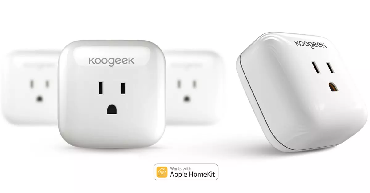 Fanomezana Krismasy lehibe: Koogeek Smart Plug dia fitaovana Wi-Fi HomeKit tsotra, mora, hanombohana amin'ny automation an-trano Siri.