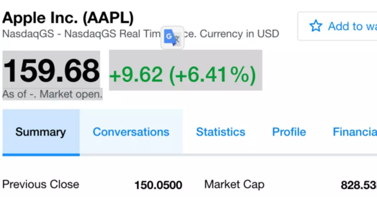 Ny tahiry AAPL dia manokatra 6% amin'ny avo indrindra amin'ny fotoana rehetra aorian'ny fandresen'ny fidiram-bola sy ny fitarihana Q4 matanjaka