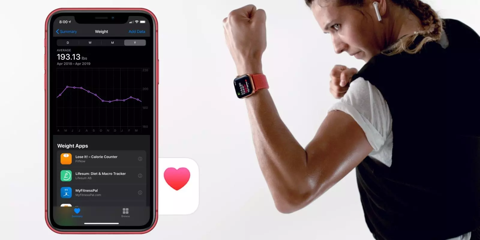 [Update: November 2021] Schafft mat Apple Watch? Dës Smart Skalen synchroniséiert Gewiicht mam iPhone 79706_1