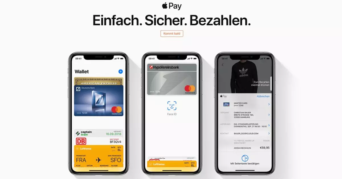 Apple Pay îhtîmal e ku sibê piştî nûvekirina dawî ya 'zû zû were' li Elmanyayê dest pê bike