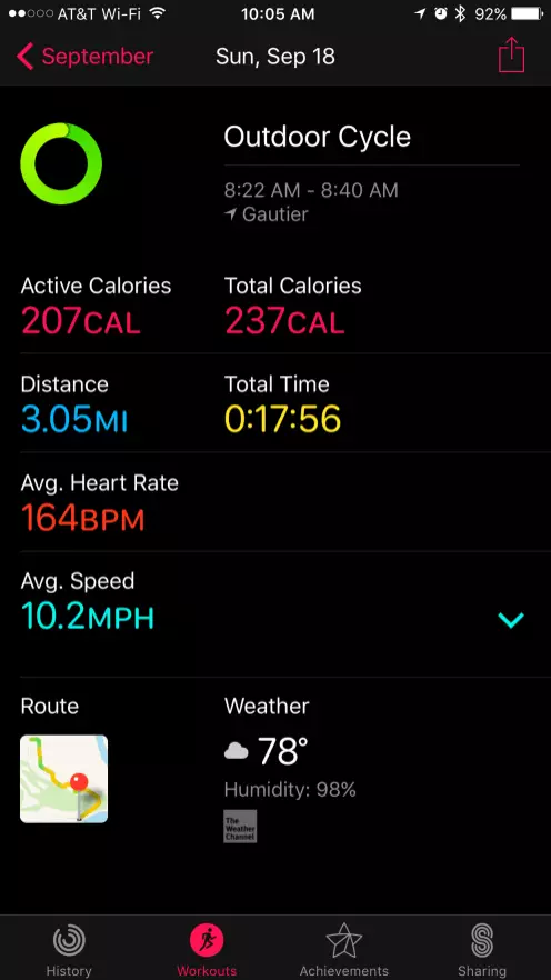 Apple Watch Series 2 Workout