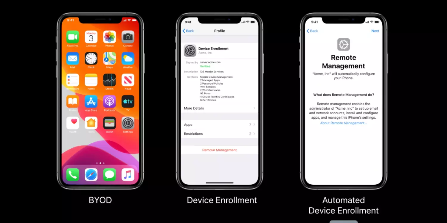 iOS 13-de ykjam enjamlary dolandyrmak