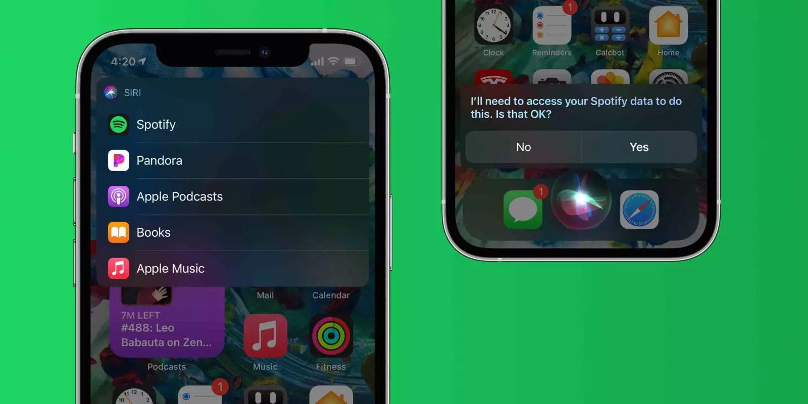 Bii o ṣe le jẹ ki Spotify jẹ aiyipada iPhone nigba lilo Siri pẹlu iOS 14.5