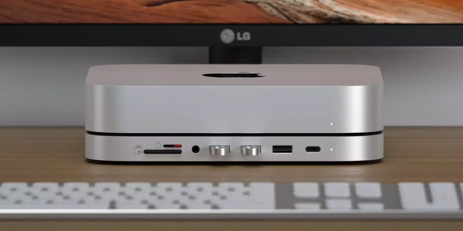 Satechi Mac mini Stand ۋە SSD قورۇسى بار Hub