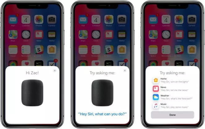 การตั้งค่า HomePod 1