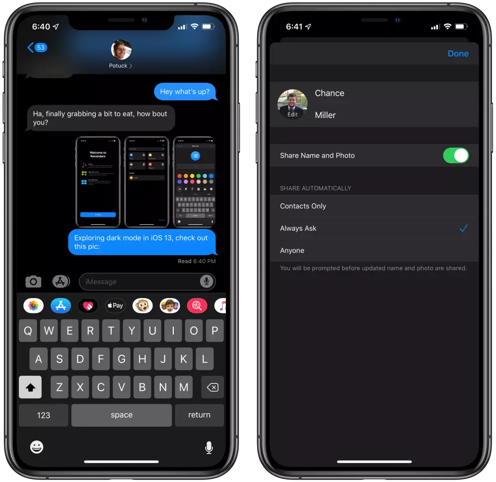 Käytännön: Tältä Dark Mode näyttää iOS 13:ssa [Galleria] 9662_10