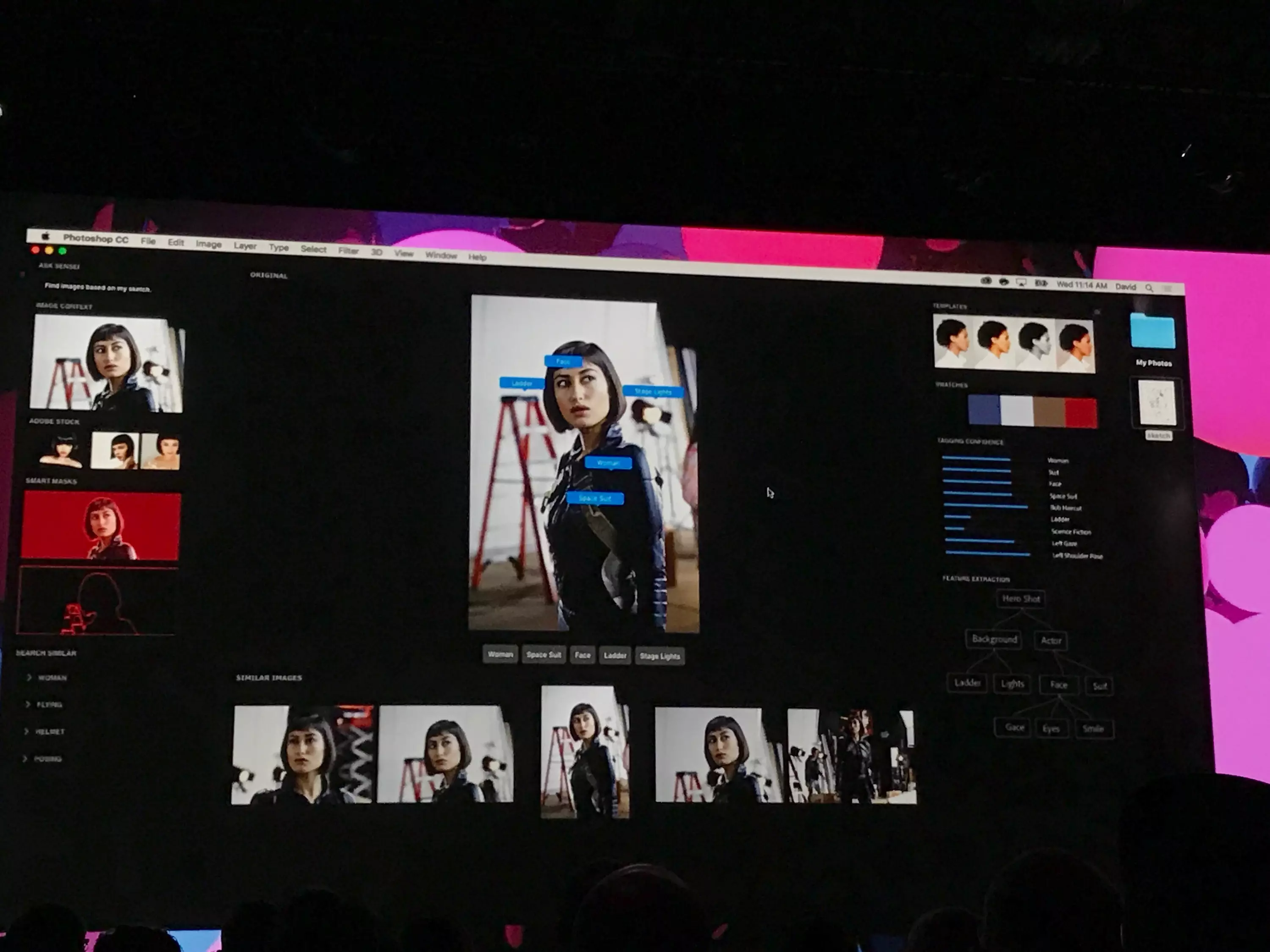 Adobe MAX 2017：预览新的 Sensei 机器学习功能，包括语音助手、面部识别等 9786_2